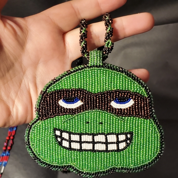 Accessories | Hand Made Beaded Ninja Turtle Medallion | Poshmark